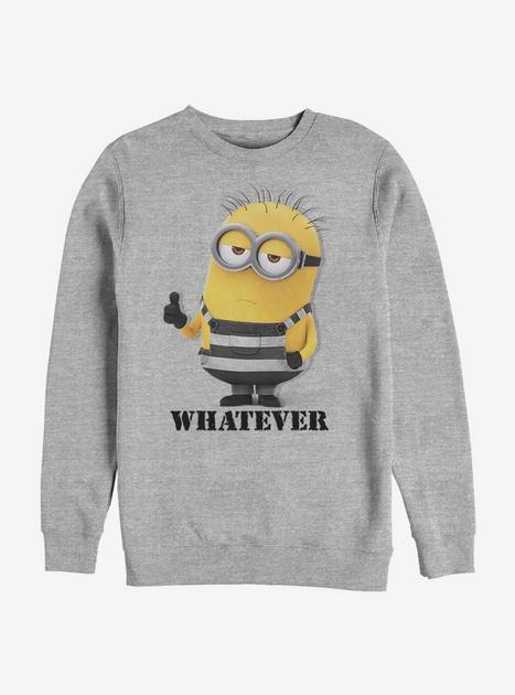 Despicable Me Minions Whatever Sweatshirt - GREY | BoxLunch