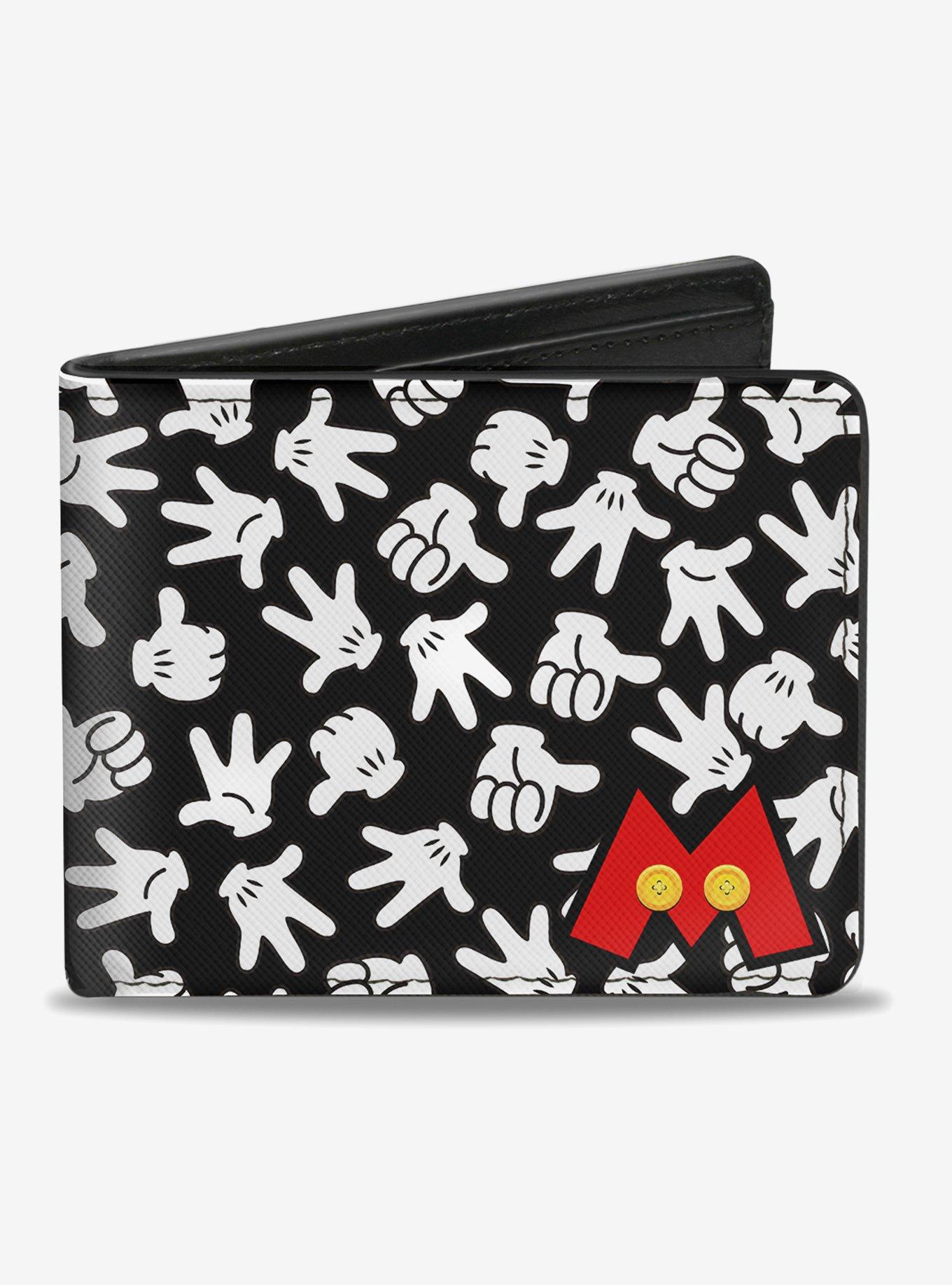 Disney Mickey Mouse M Icon Hand Gestures Bi-Fold Wallet | Hot Topic