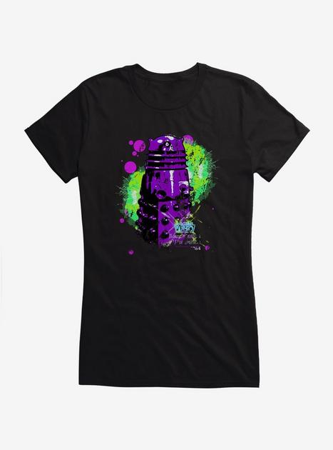 Doctor Who Dalek Neon Art Girls T-Shirt | Hot Topic