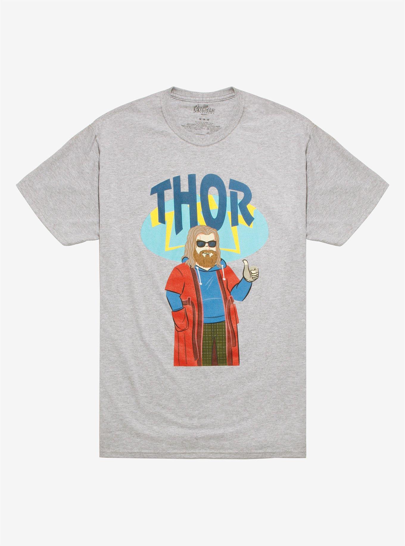 Marvel Avengers: Endgame Cartoon Thor T-Shirt | Hot Topic