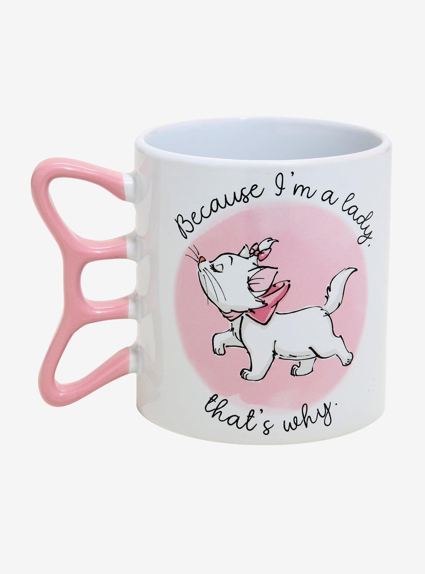 Disney The Aristocats Marie Bow Handle Mug | BoxLunch