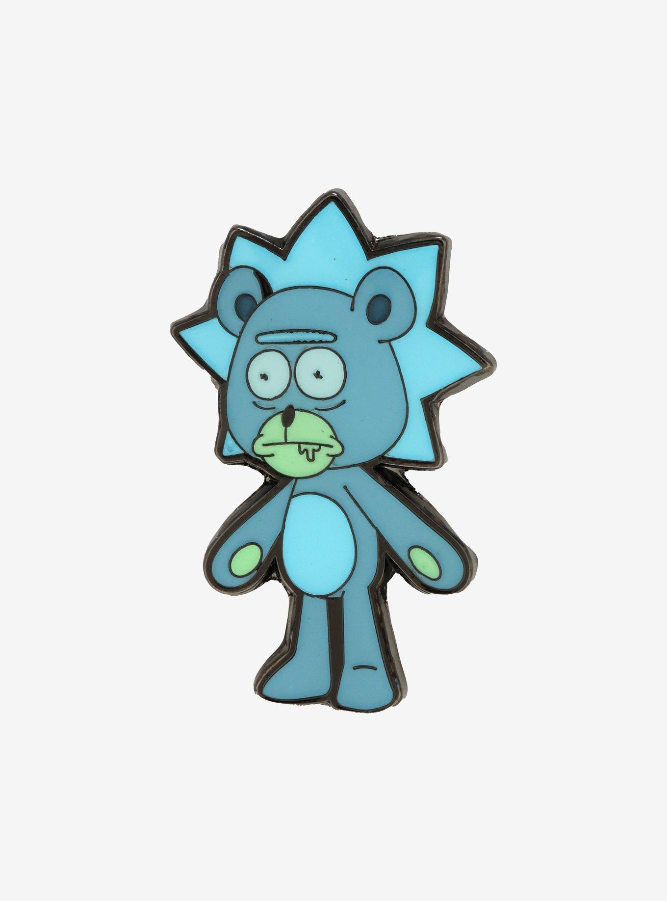 Loungefly Rick and Morty Teddy Rick Enamel Pin | BoxLunch