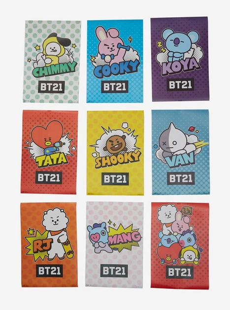 BT21 Characters Series 1 Blind Box Mystery Poster | Hot Topic