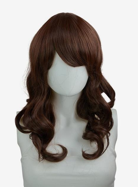 Epic Cosplay Hestia Dark Brown Shoulder Length Curly Wig | Hot Topic