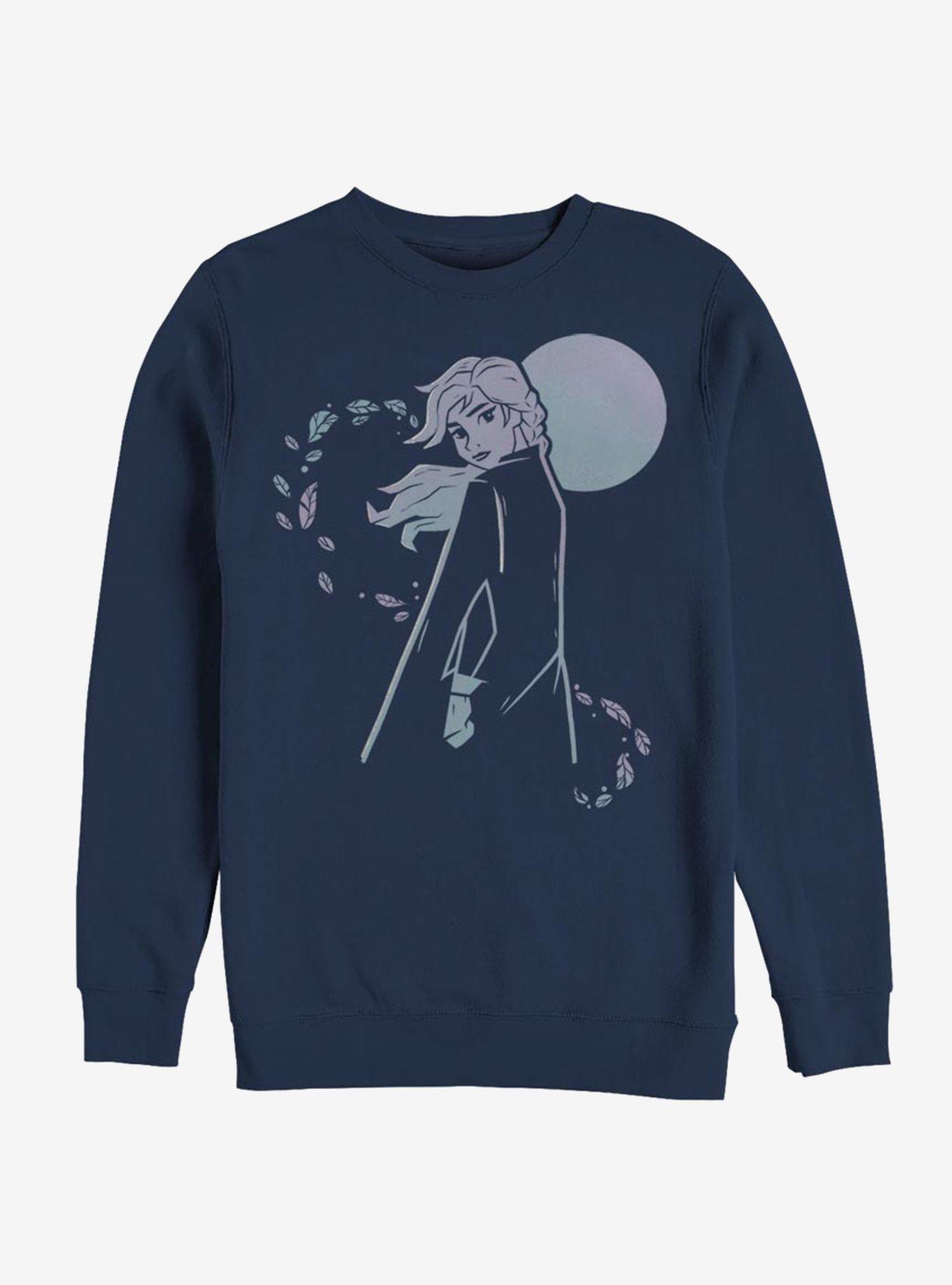 Disney Frozen 2 Anna Autumn Wind Sweatshirt - BLUE | BoxLunch
