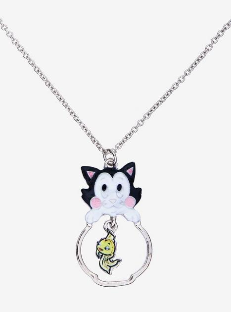 Disney Pinocchio Figaro & Cleo Pendant Necklace | Hot Topic