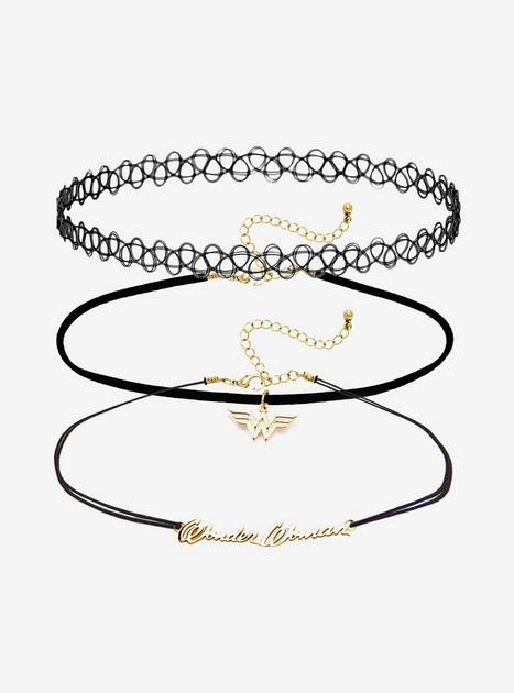 DC Comics Wonder Woman Logo Choker Set | Hot Topic