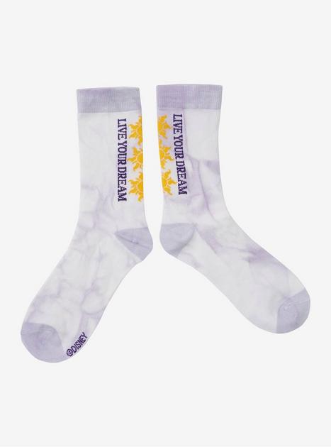 Disney Tangled Tie-Dye Crew Socks | Hot Topic