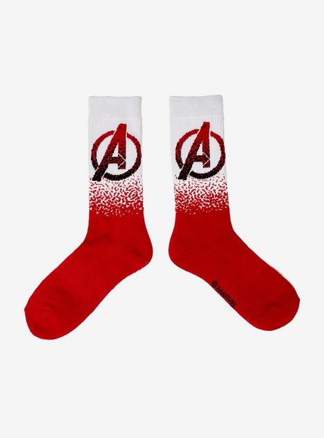 Marvel Avengers Fade Crew Socks | Hot Topic