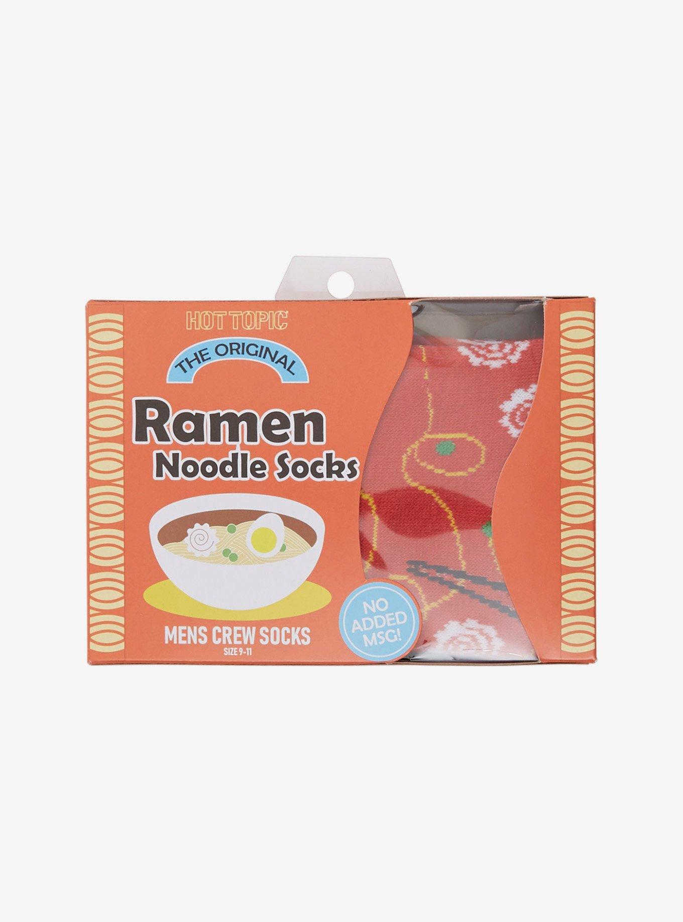 Ramen Noodle Varsity Crew Socks | Hot Topic