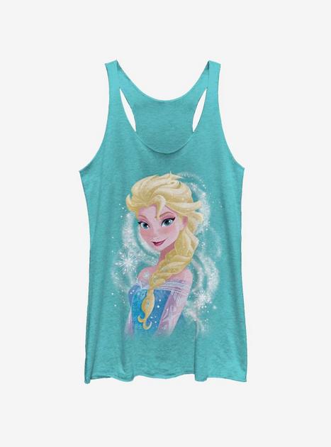 Disney Frozen Elsa Swirl Girls Tank - BLUE | Hot Topic