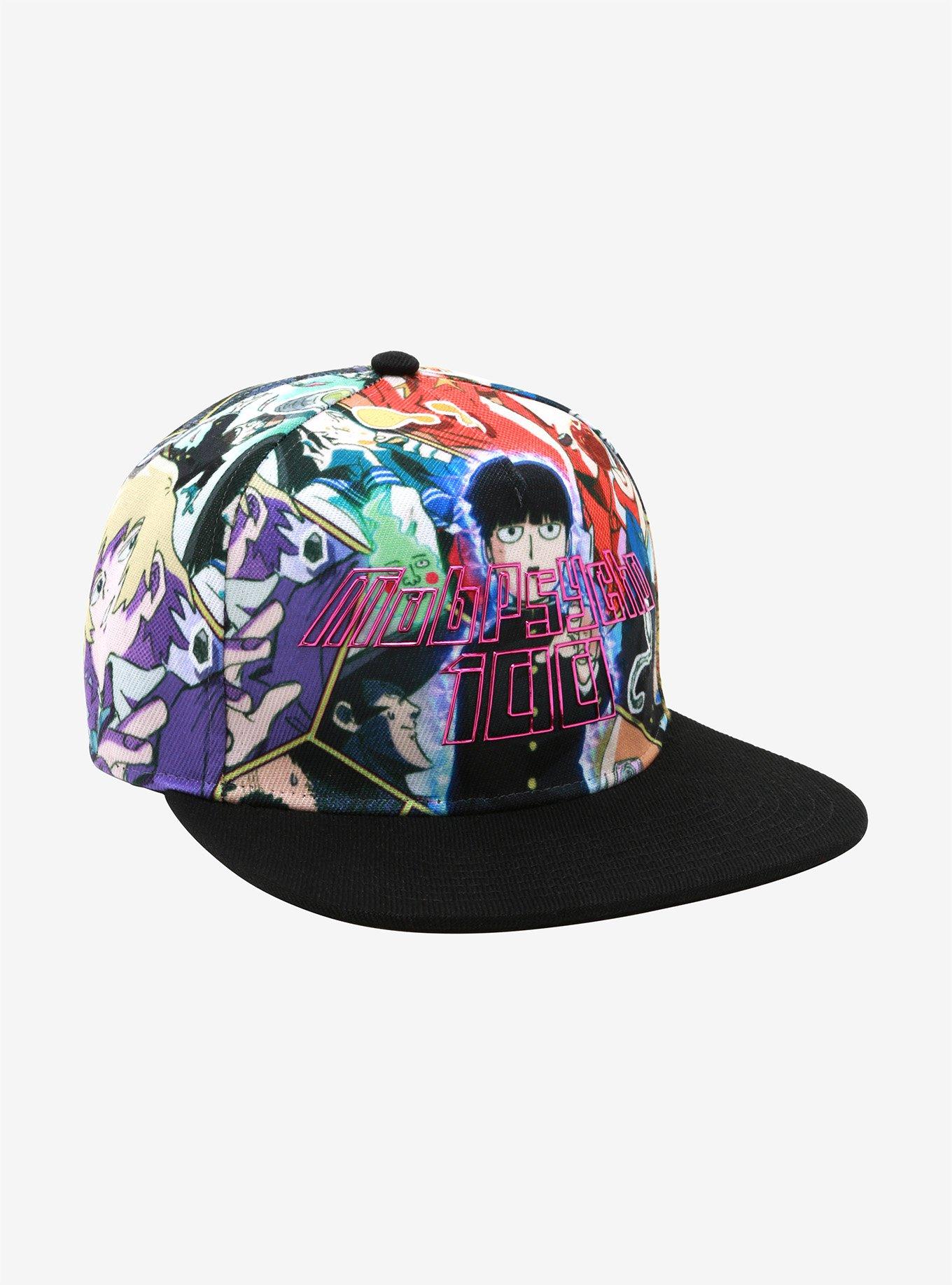 Mob Psycho 100 Characters Snapback Hat | Hot Topic