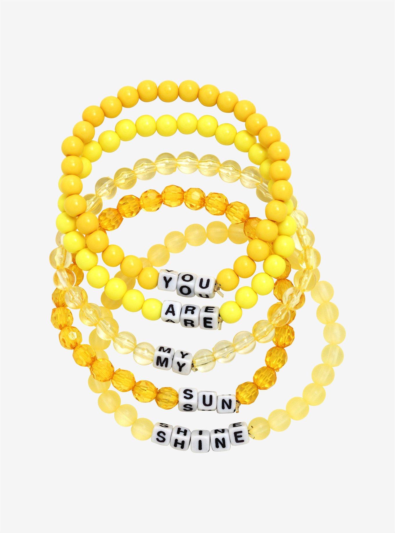 Sunshine Bead Bracelet Set | Hot Topic