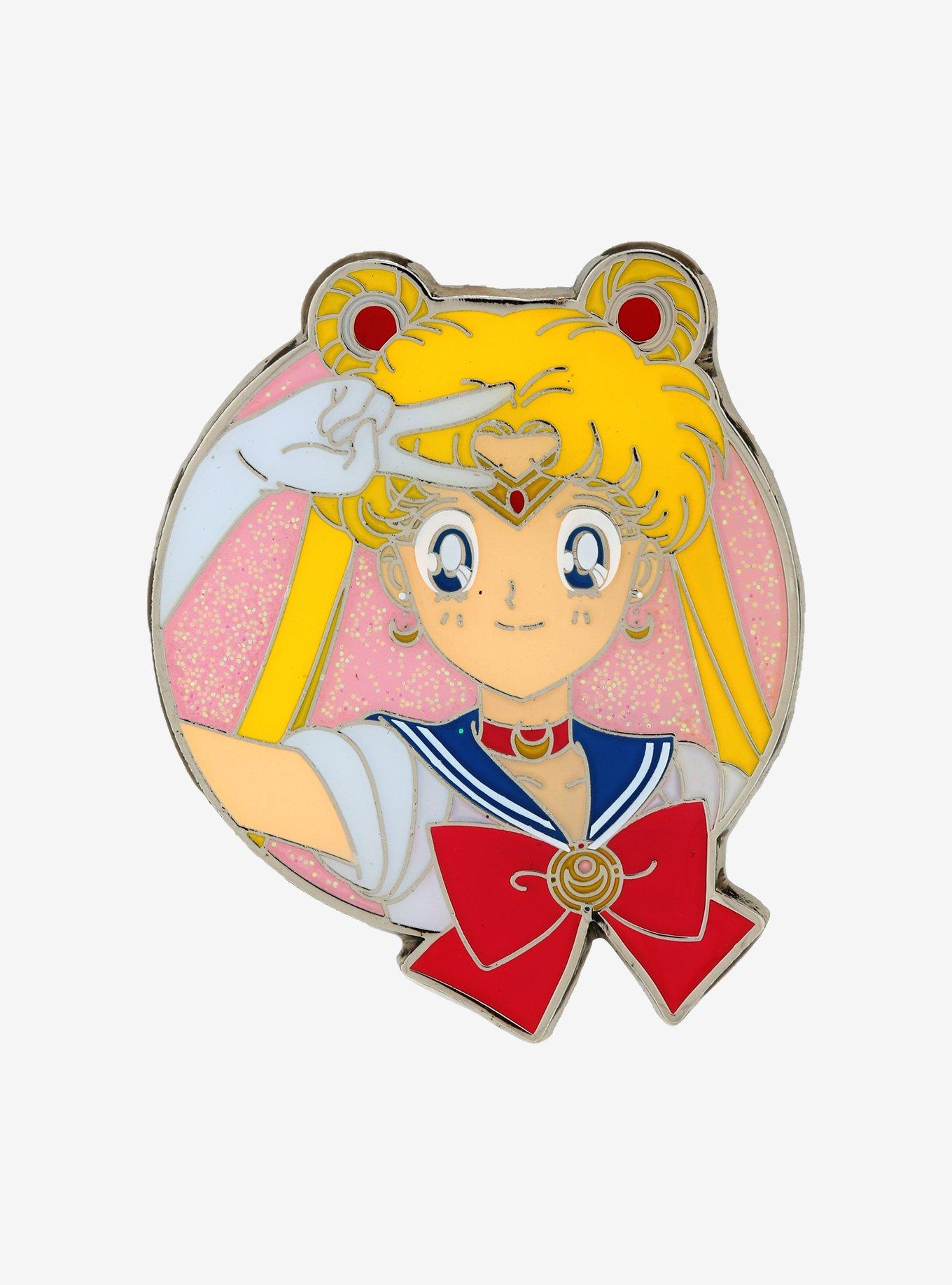 Sailor Moon Glitter Enamel Pin | Hot Topic