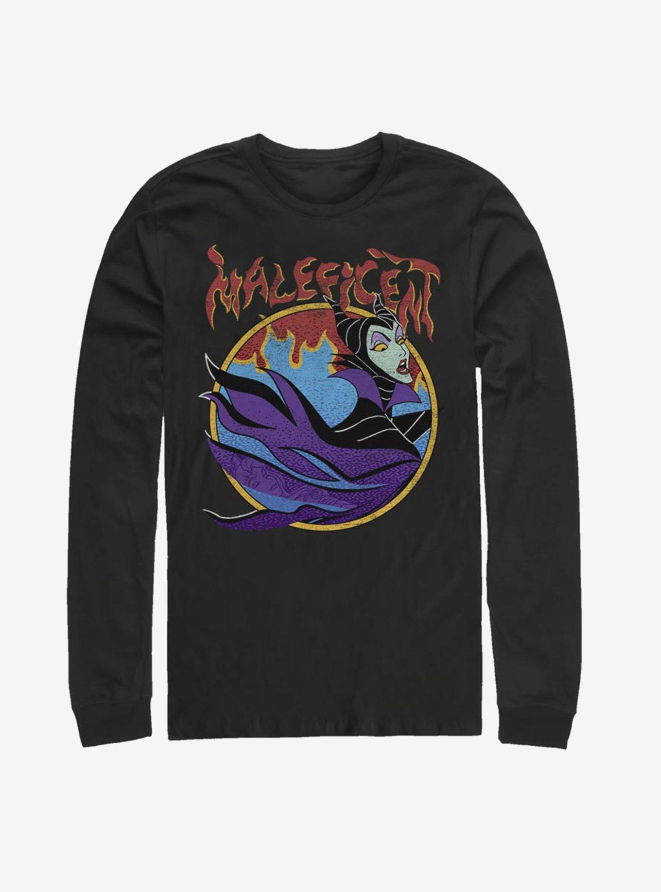 Disney Sleeping Beauty Maleficent Flame Born Long Sleeve T Shirt
