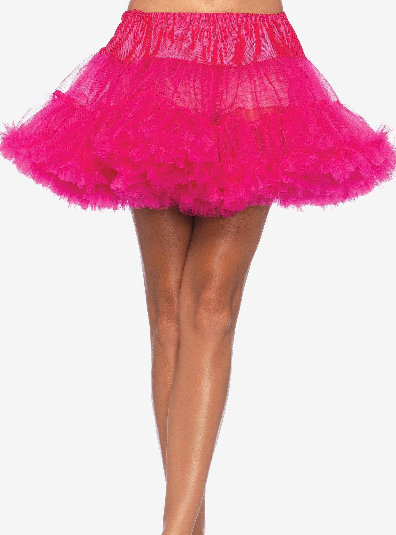 Fuchsia Layered Tulle Petticoat | Hot Topic