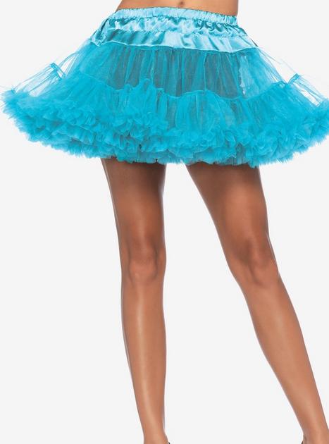 Turquoise Layered Tulle Petticoat | Hot Topic