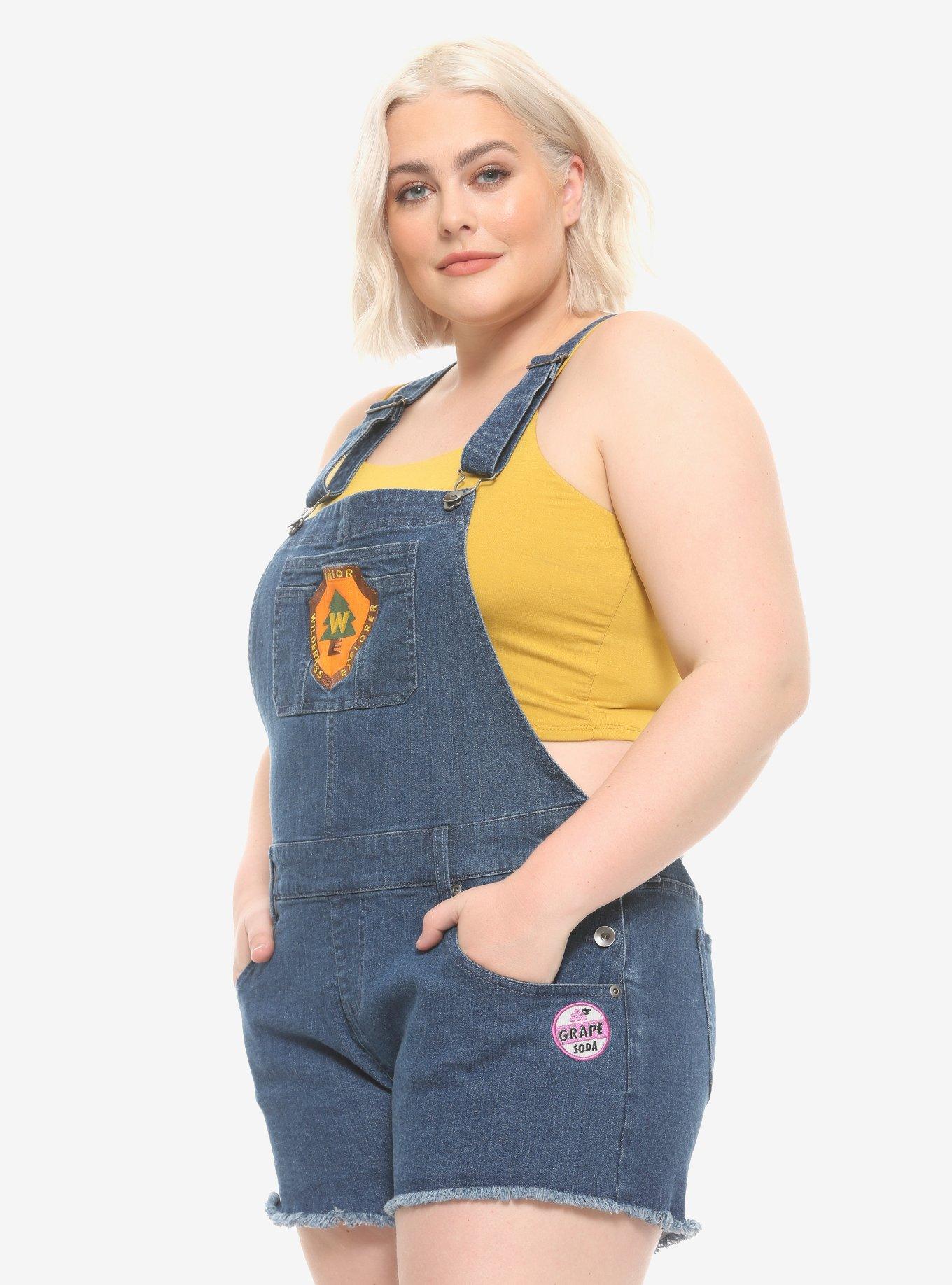 Disney Pixar Up Junior Wilderness Explorer Embroidered Shortalls Plus ...