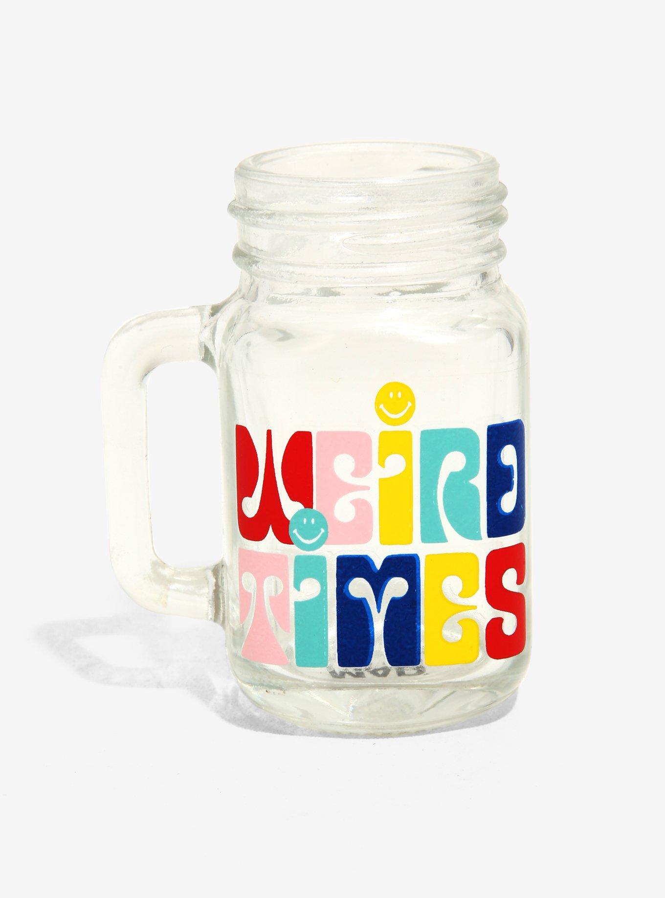 Weird Times Retro Mason Jar Mini Glass - BoxLunch Exclusive | BoxLunch