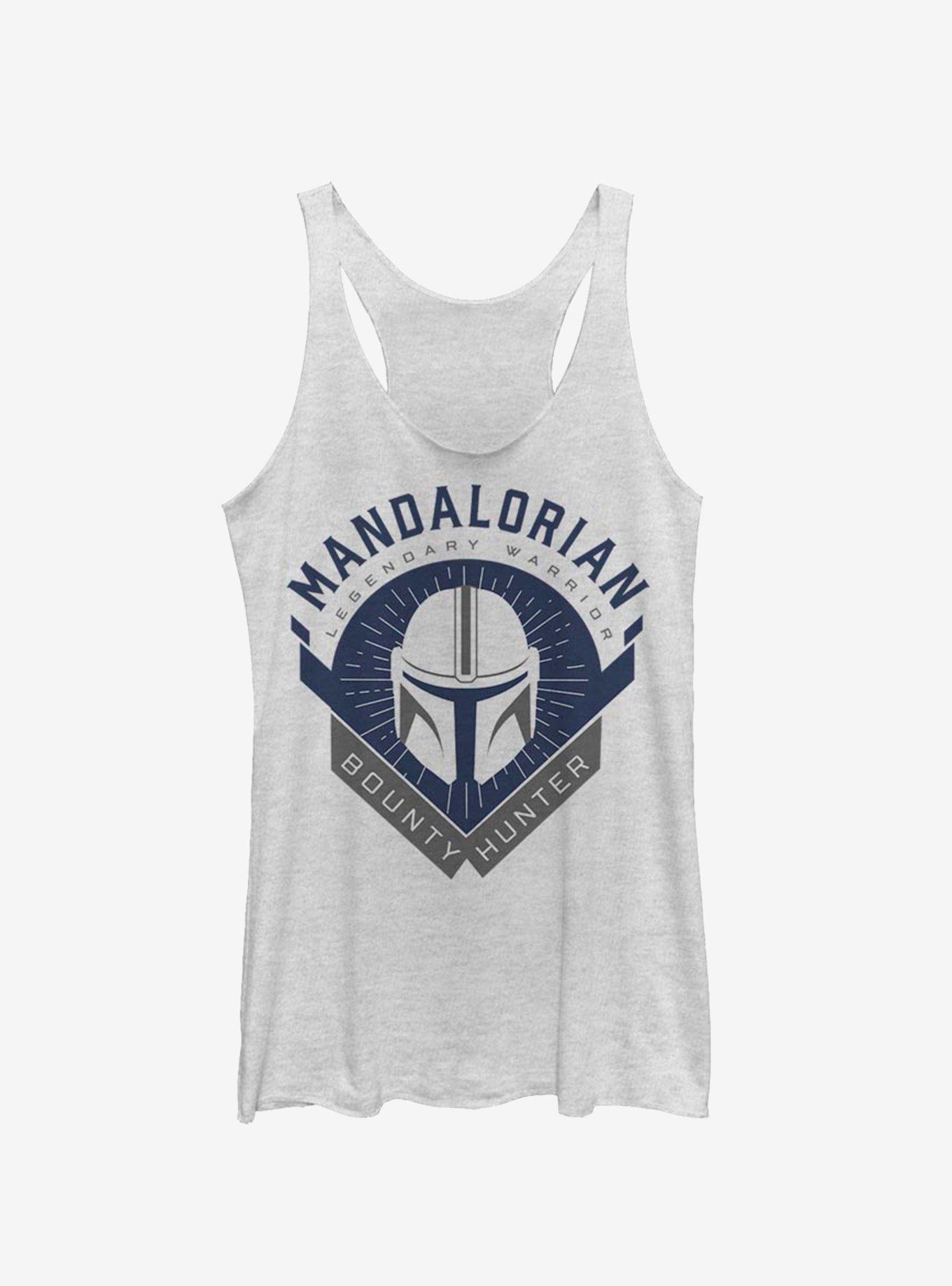 Star Wars The Mandalorian Mandalorian Crest Girls Tank White Hot Topic
