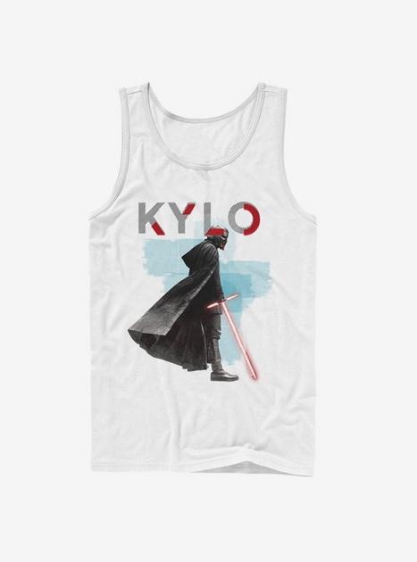 Star Wars Episode IX The Rise Of Skywalker Kylo Red Mask Tank - WHITE ...