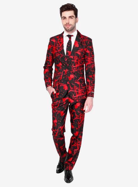 Suitmeister Men's Halloween Black Blood Halloween Suit | BoxLunch