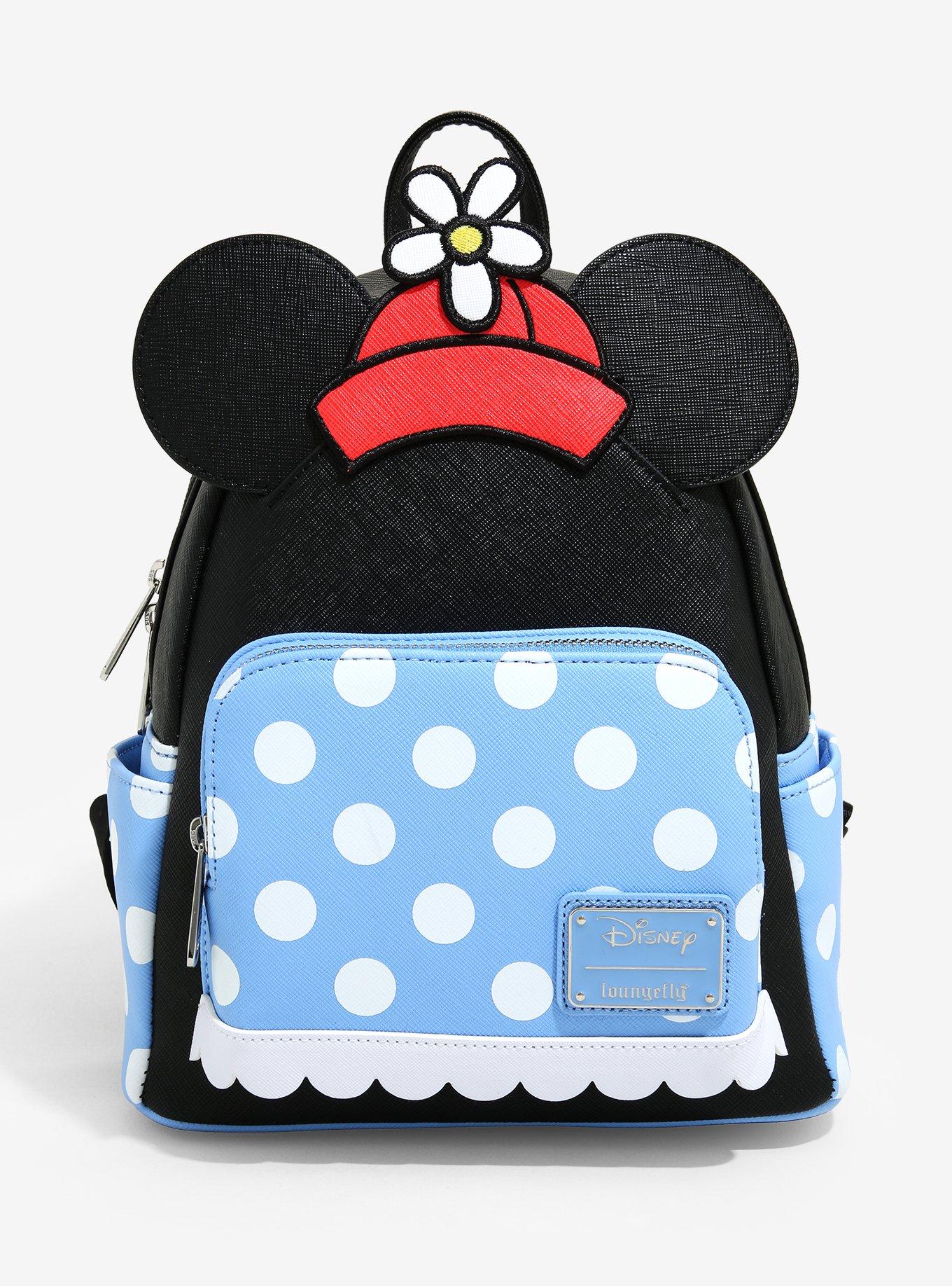Loungefly Disney Minnie Mouse Retro Polka Dot Mini Backpack | Hot Topic