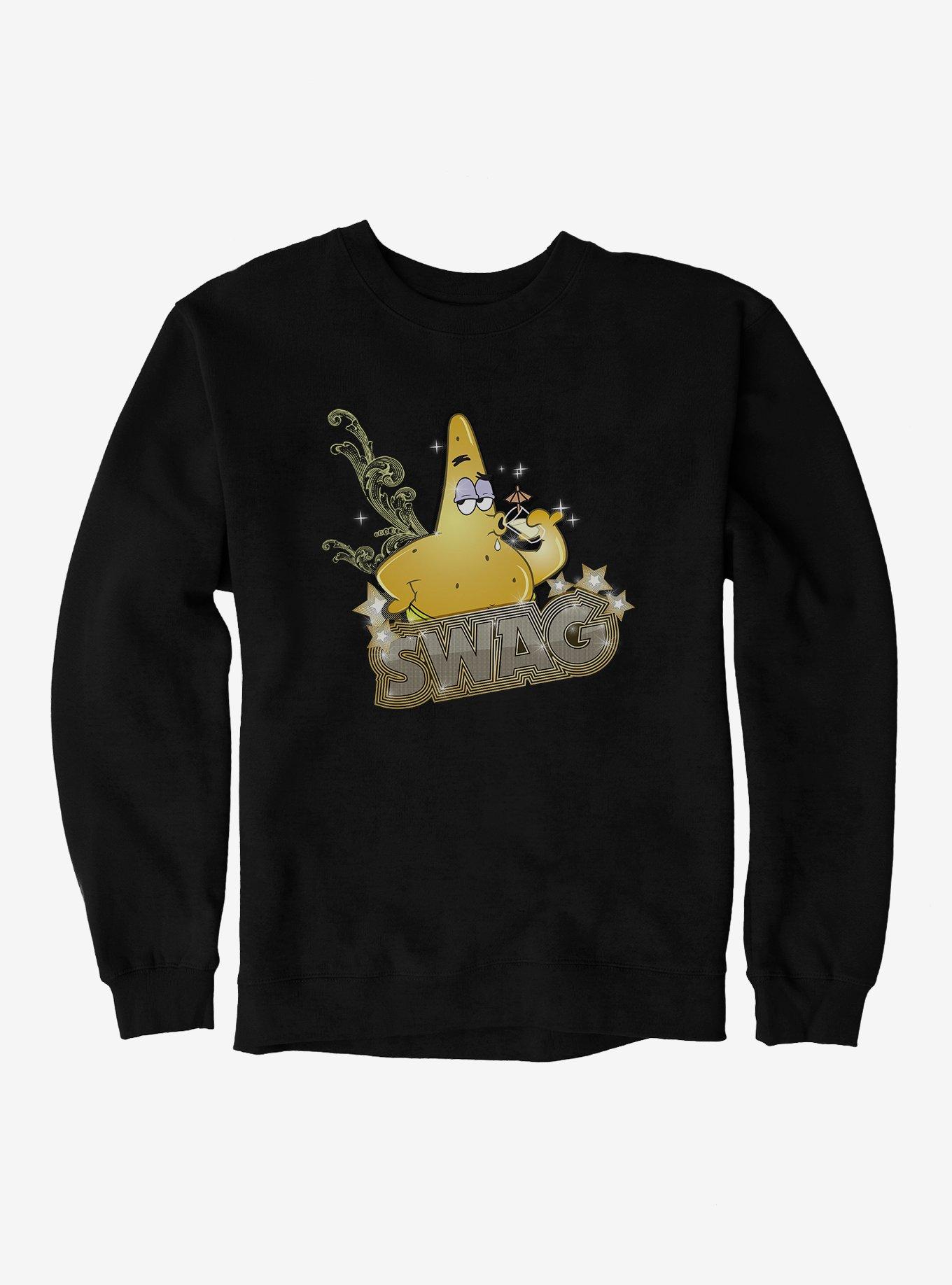SpongeBob SquarePants Patrick Gold Swag Sweatshirt | BoxLunch