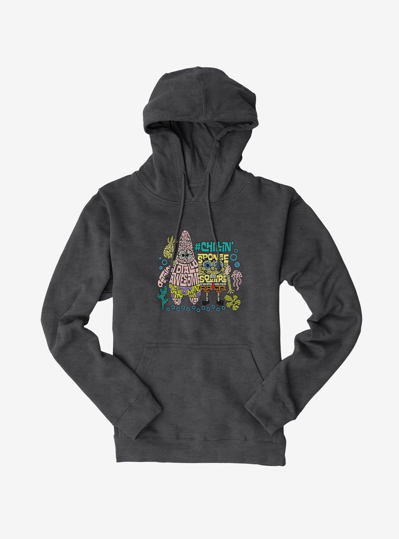 SpongeBob SquarePants Chillin' Script SpongeBob Patrick Hoodie | BoxLunch