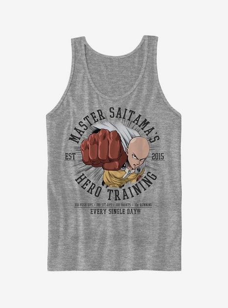 One Punch Man Hero Training Tank Top | Hot Topic