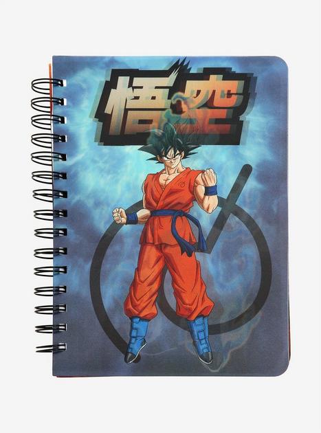 Dragon Ball Super Super Saiyan Blue Goku Lenticular Spiral Notebook ...