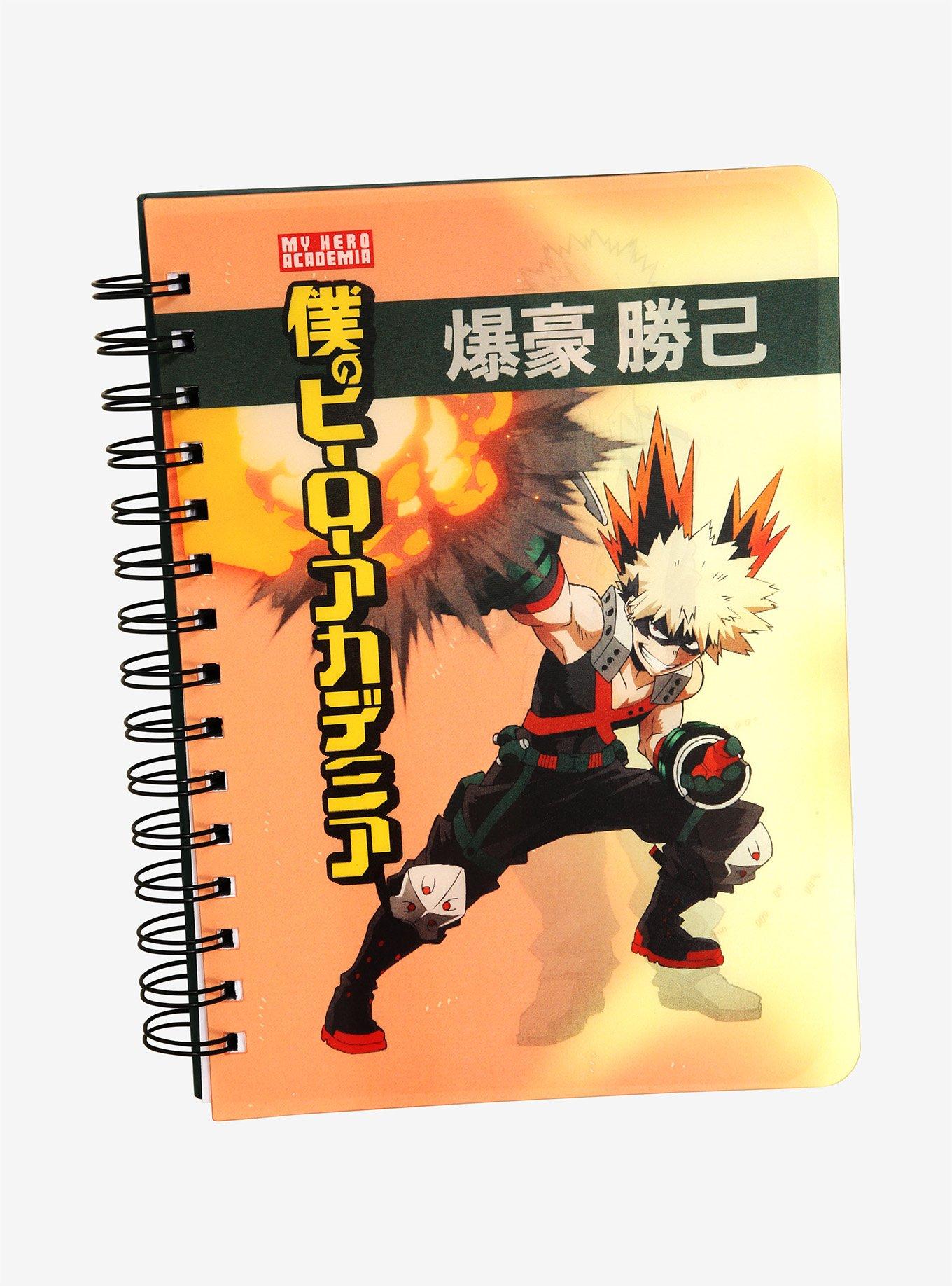 My Hero Academia Katsuki Bakugo Lenticular Spiral Notebook - BoxLunch ...