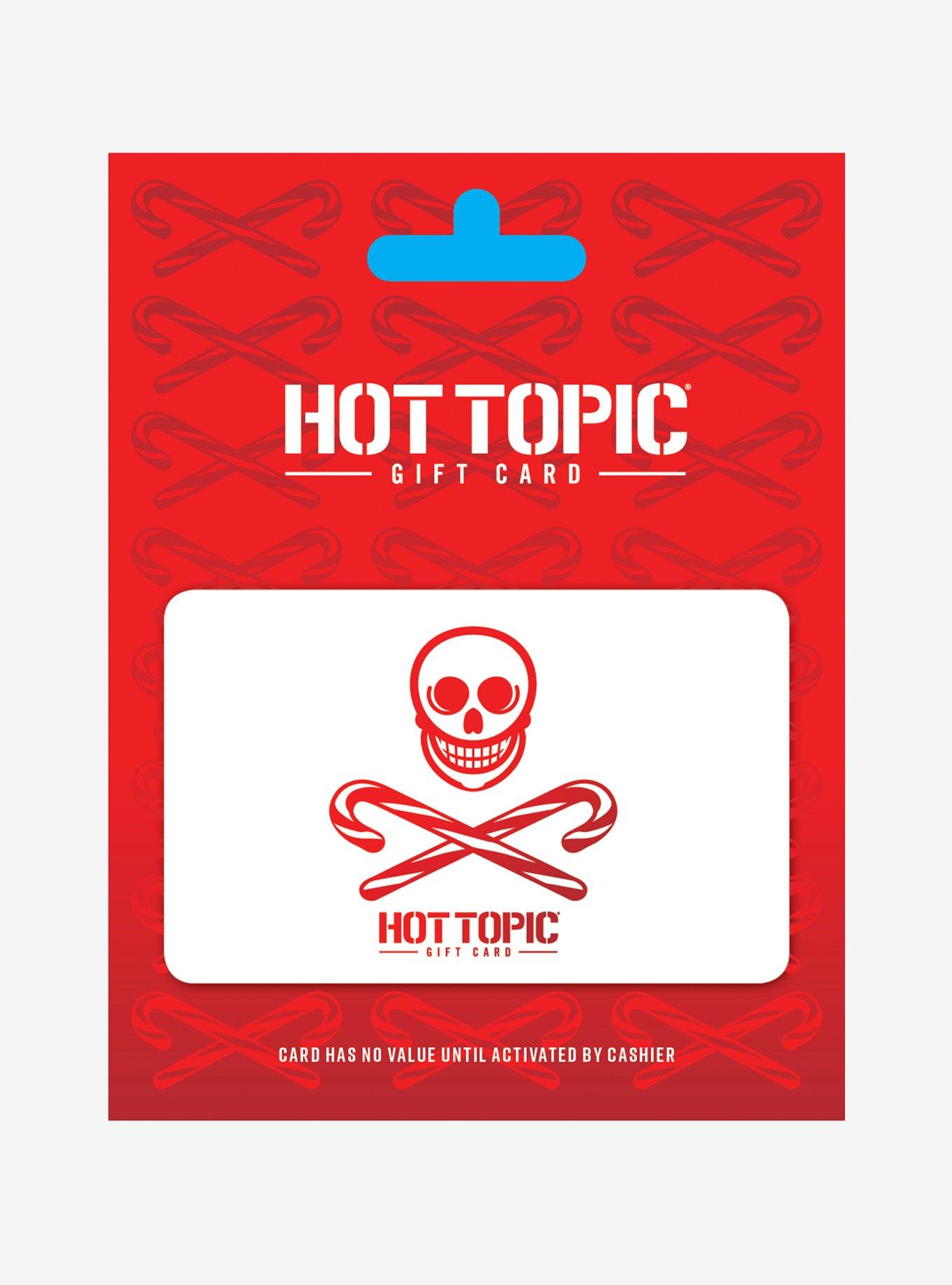 GC CANDY CANE $10 Gift Card | Hot Topic