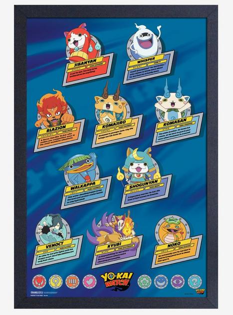 Yo Kai Watch Top Ten Poster | BoxLunch