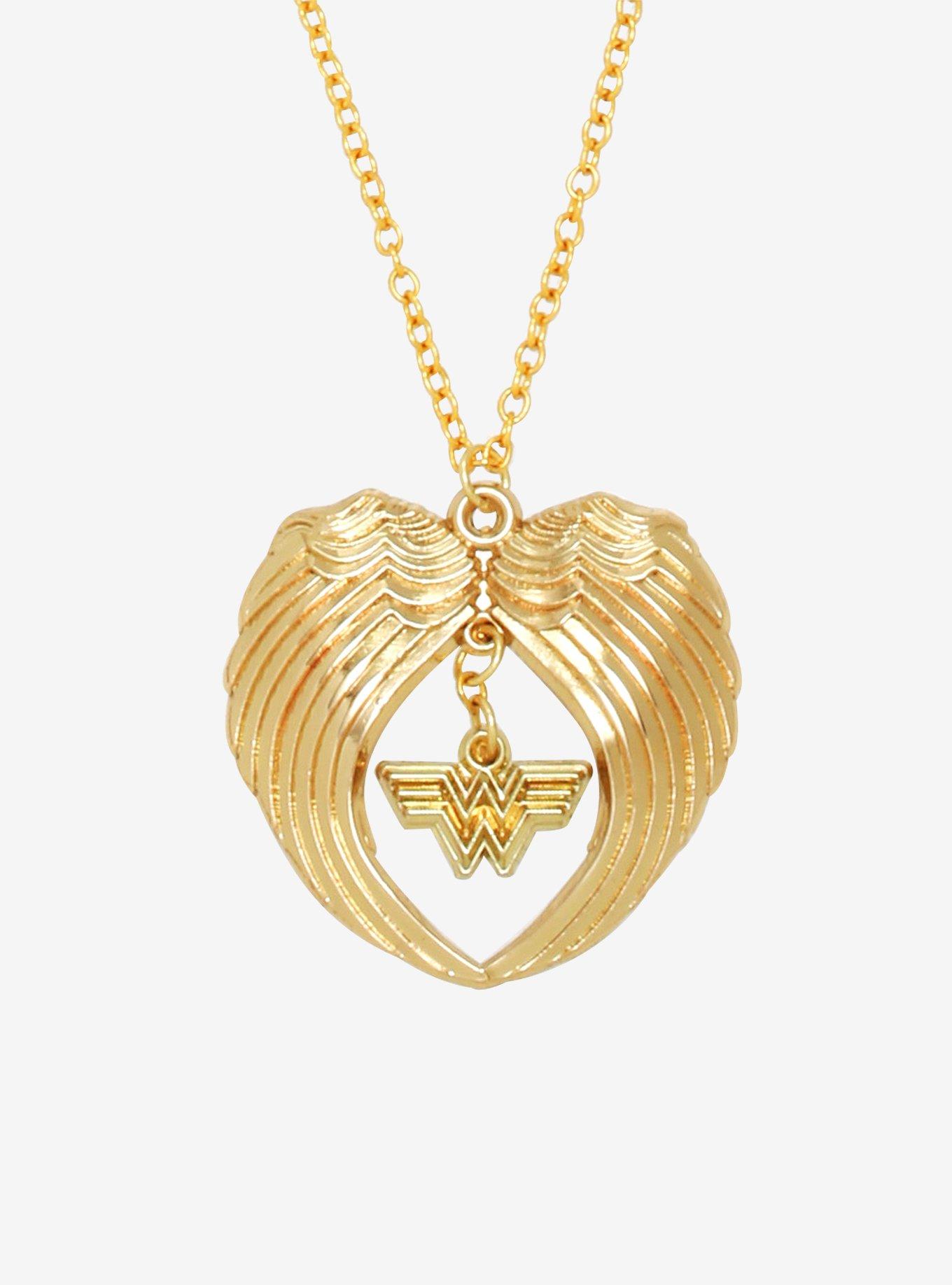 DC Comics Wonder Woman 1984 Gold Armor Wings Necklace | Her Universe