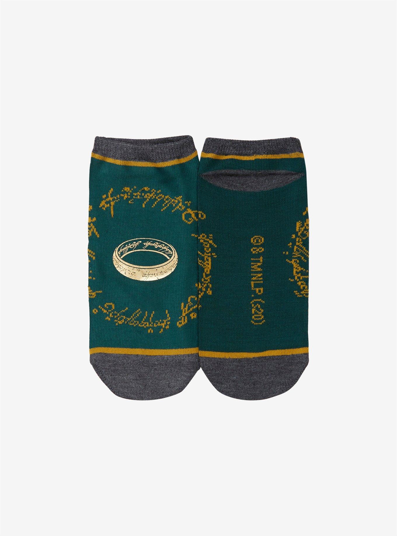 The Lord Of The Rings One Ring No-Show Socks | Hot Topic