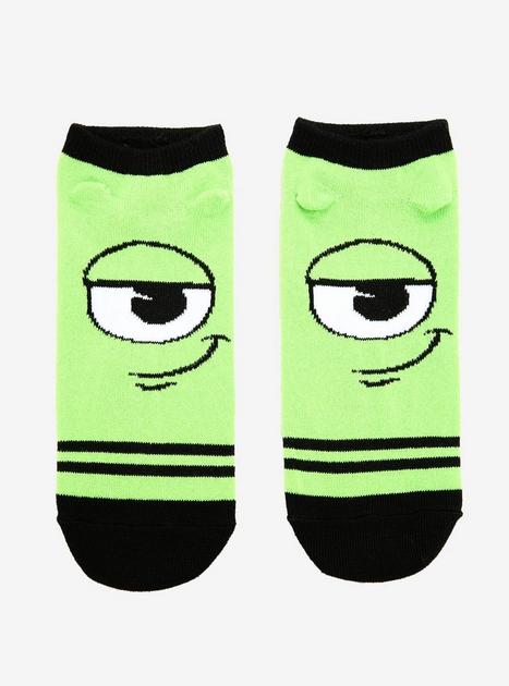 Disney Pixar Monsters, Inc. Mike Wazowski No-Show Socks | Hot Topic