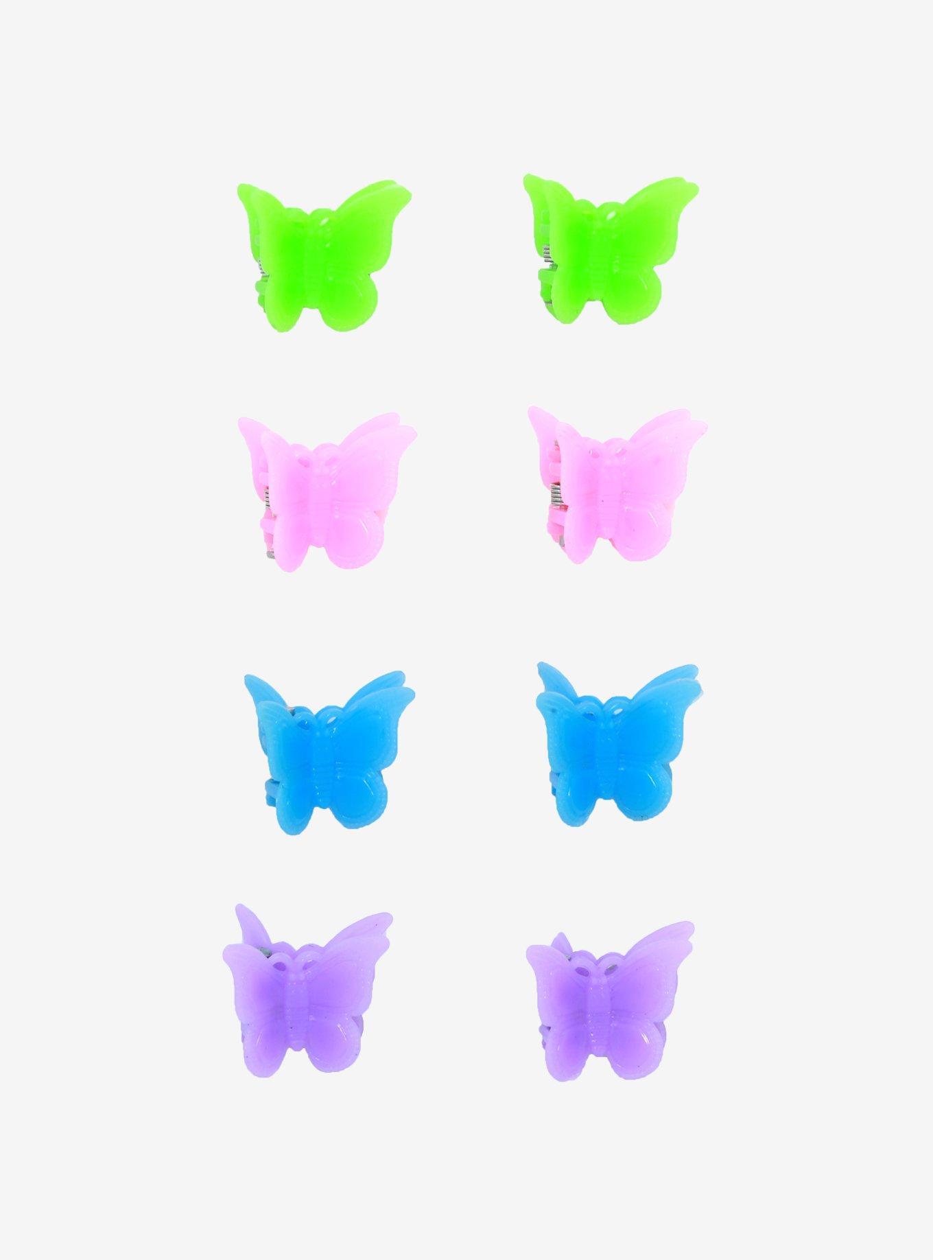Pastel Butterfly Hair Clip Set | Hot Topic