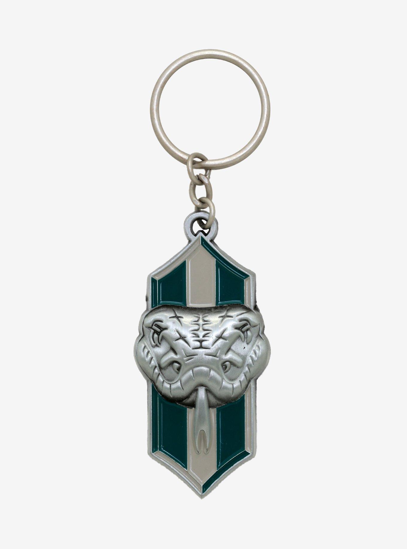 Harry Potter Slytherin Serpent Keychain | BoxLunch
