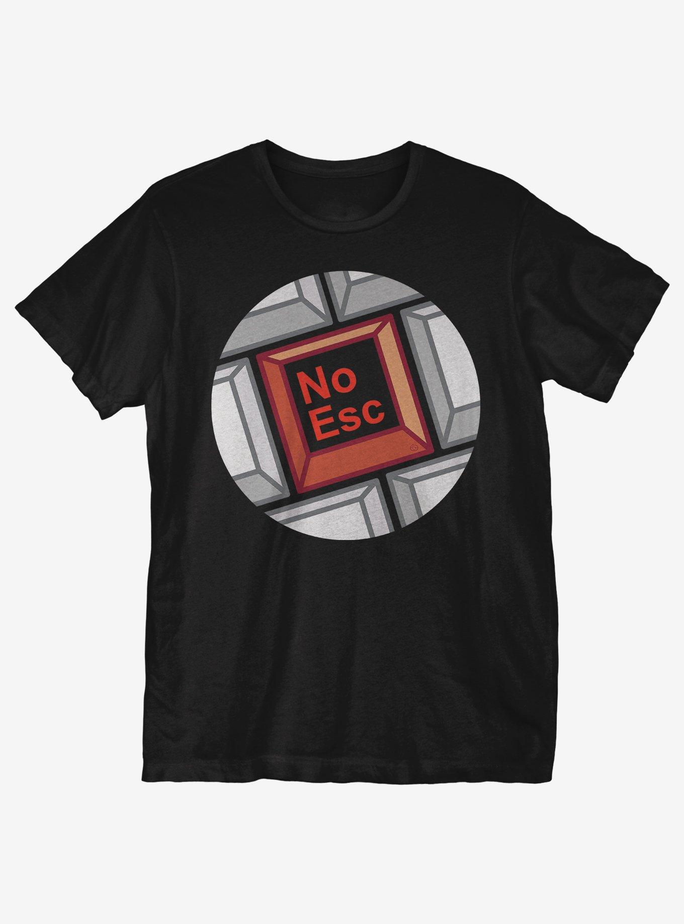 No Escape Keyboard T-Shirt - BLACK | Hot Topic