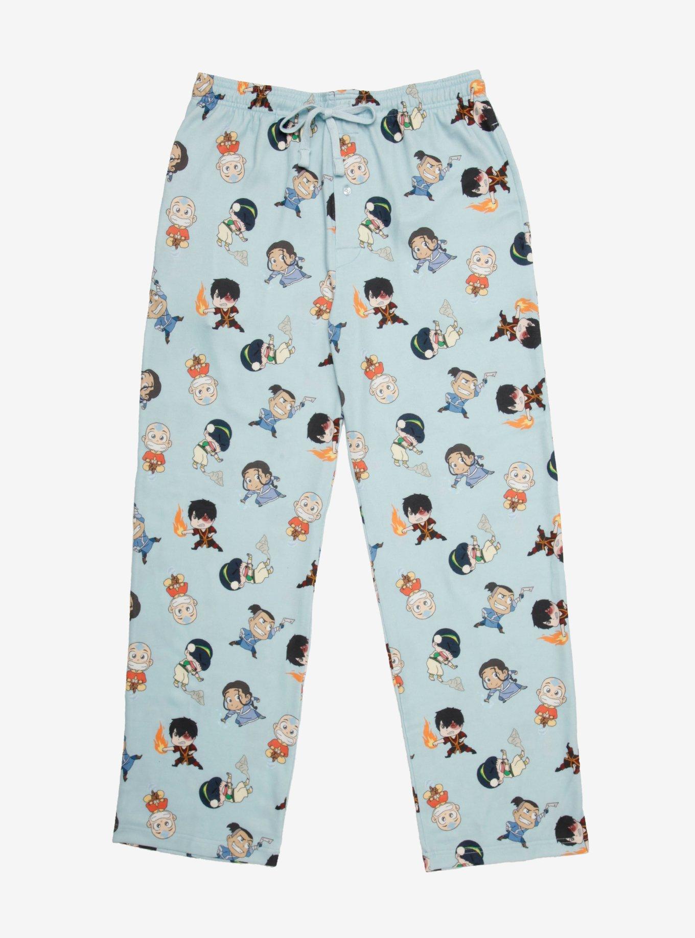 Avatar: The Last Airbender Chibi Allover Print Sleep Pants - BoxLunch ...
