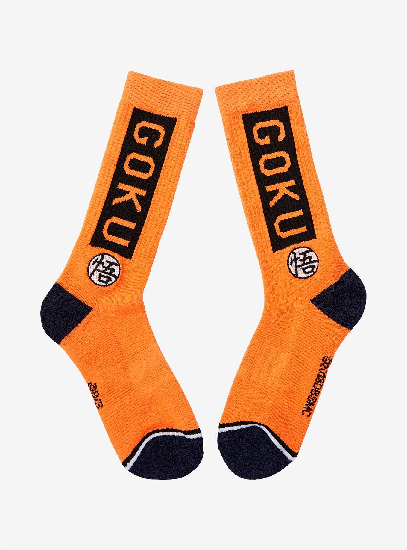 Dragon Ball Super: Broly Goku Kanji Crew Socks - BoxLunch Exclusive ...