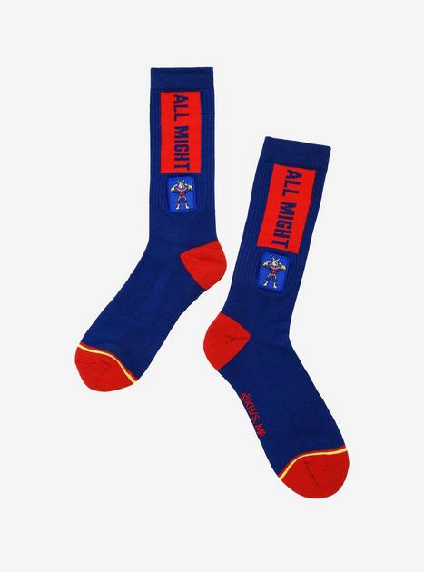 My Hero Academia All Might Patch Crew Socks - BoxLunch Exclusive | BoxLunch