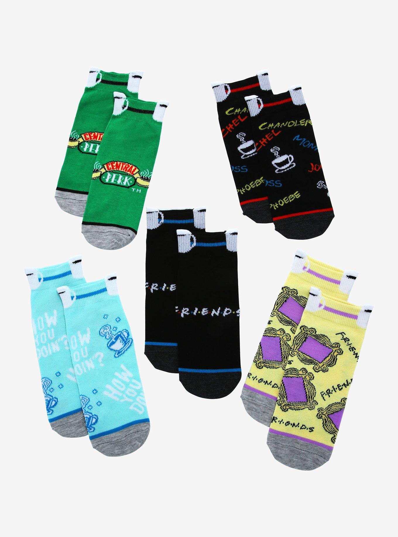 Friends Icons Tab Sock Set - BoxLunch Exclusive | BoxLunch