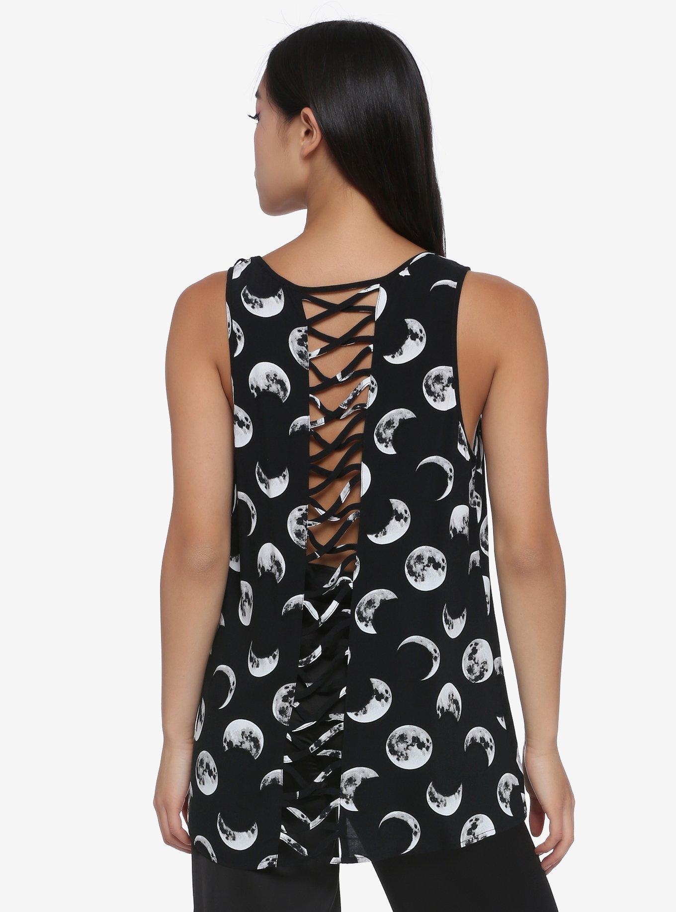 Moon Phases Strappy Back Girls Tank Top | Hot Topic