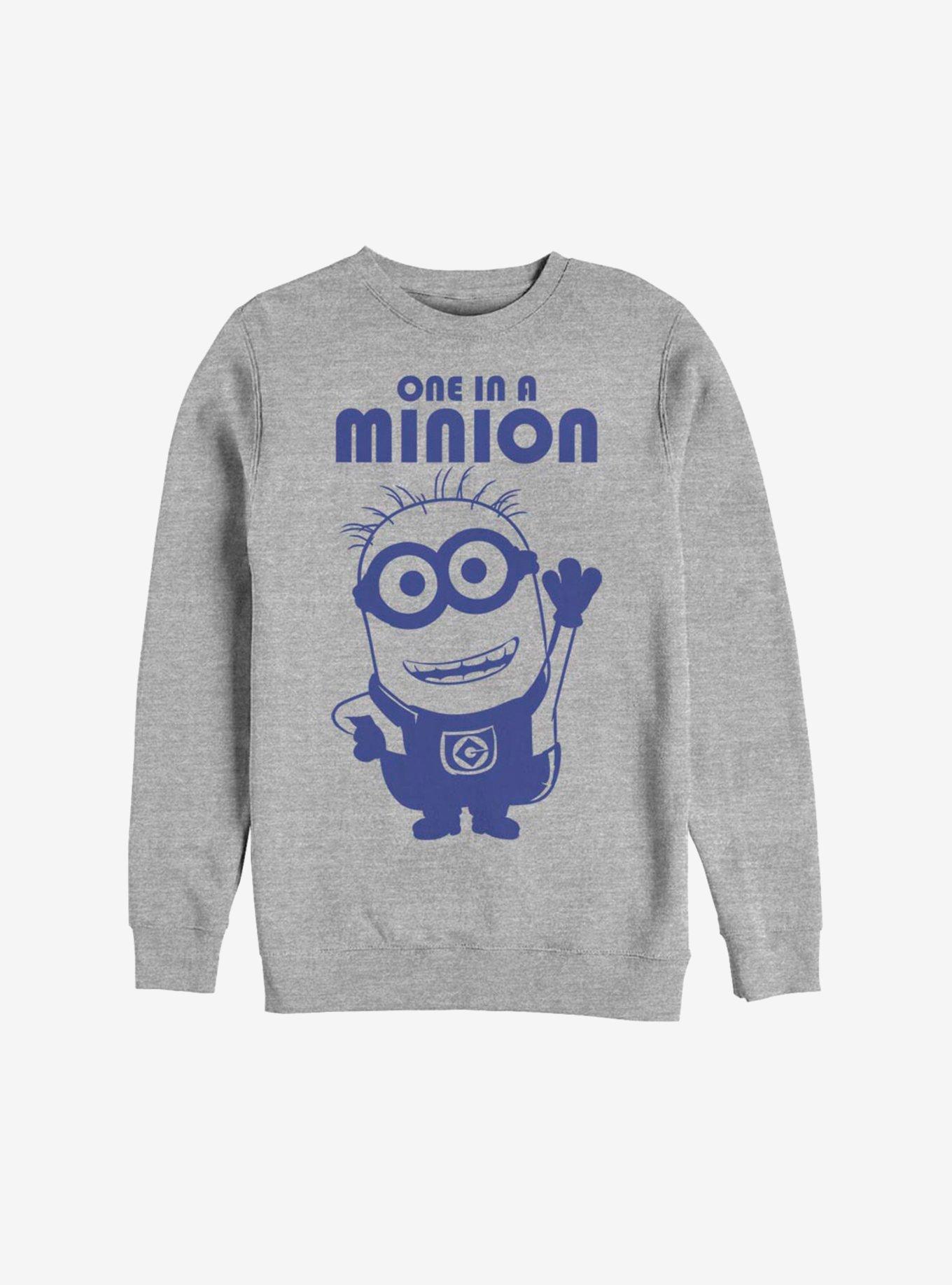 Despicable Me Minions One In A Minion Sweatshirt - GREY | BoxLunch