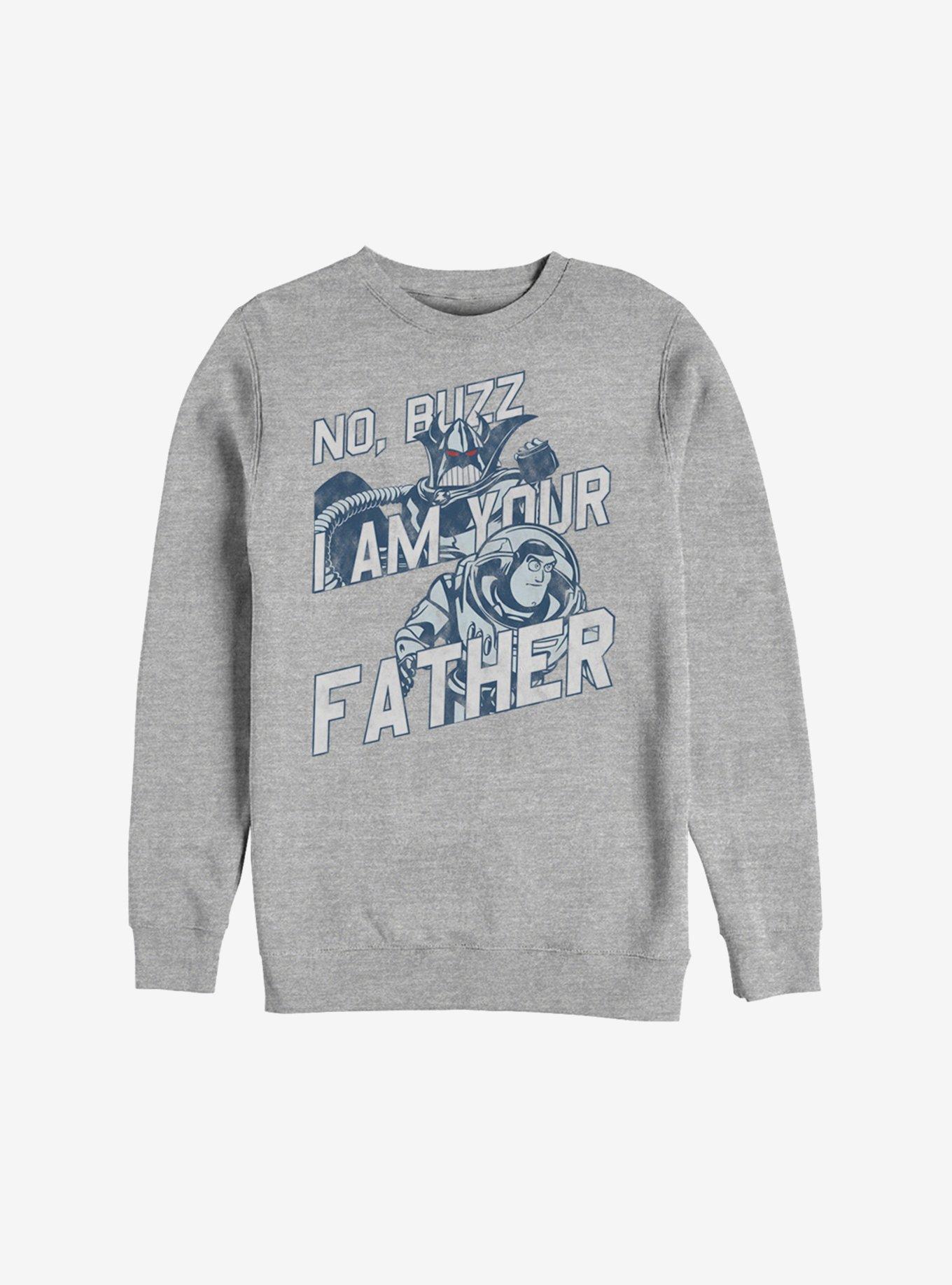 Disney Pixar Toy Story Zurg I Am Your Father Sweatshirt Grey Boxlunch