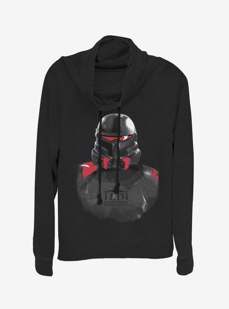 Star Wars Jedi Fallen Order Purge Trooper Mask Cowlneck Long-Sleeve ...