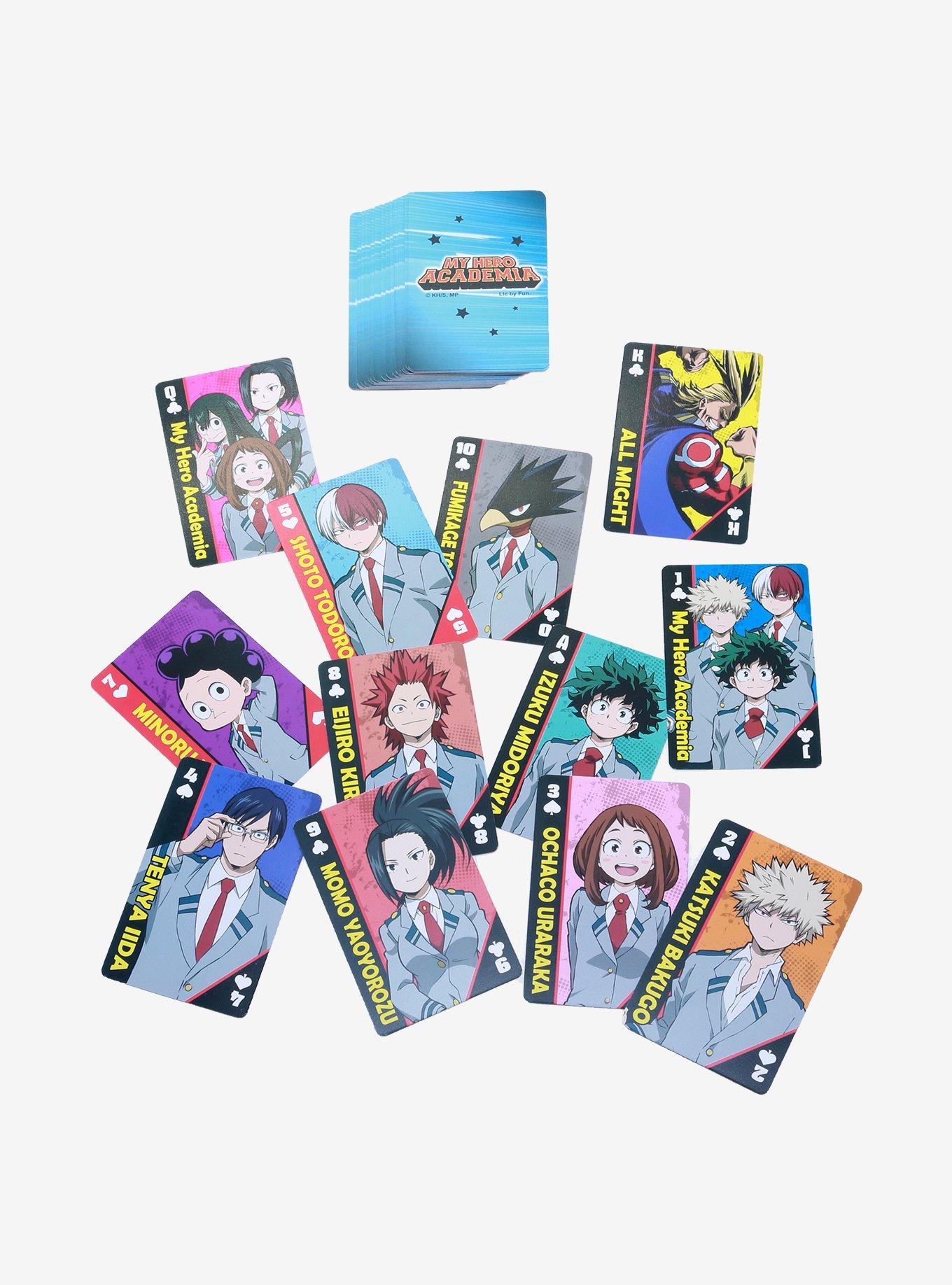 My Hero Academia Class 1-A Playing Cards