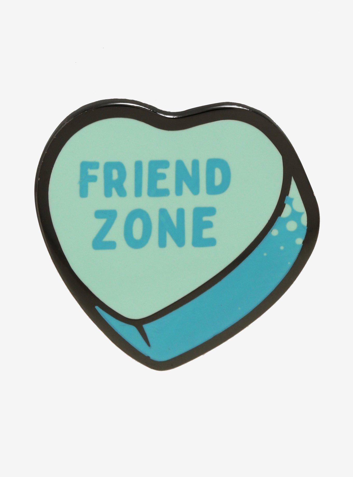 Sourhearts Friend Zone Enamel Pin | BoxLunch
